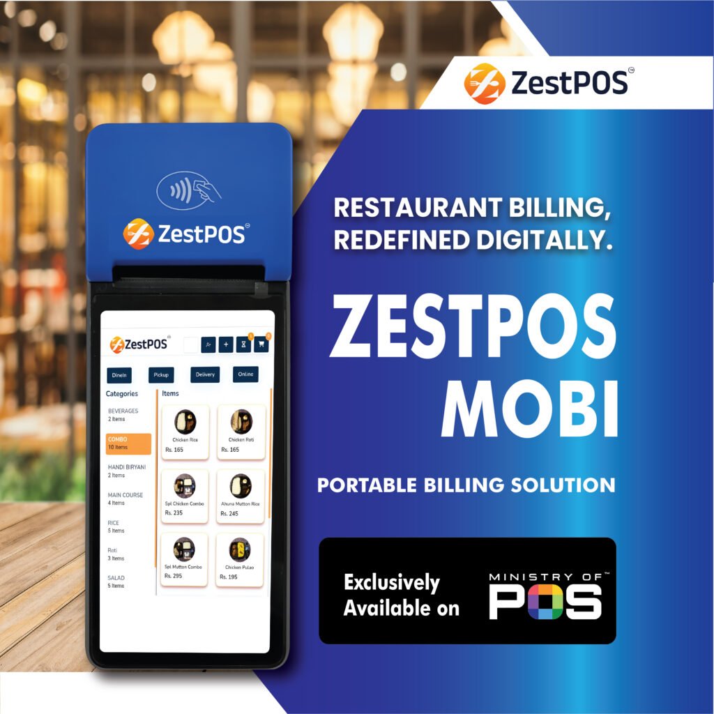 ZestPOS Restaurant Management Software | Mobile POS Combo
